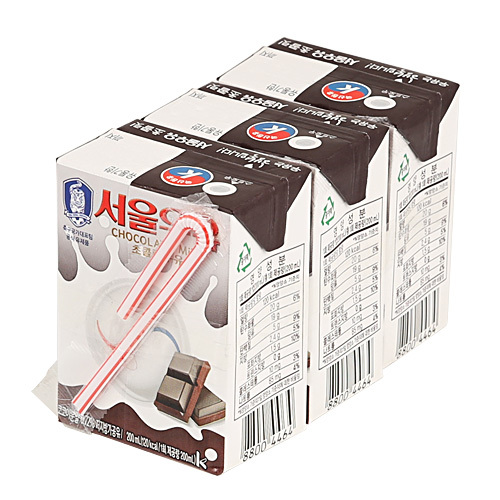 서울우유 초코우유 200ml 멸균 3개 에누리 가격비교