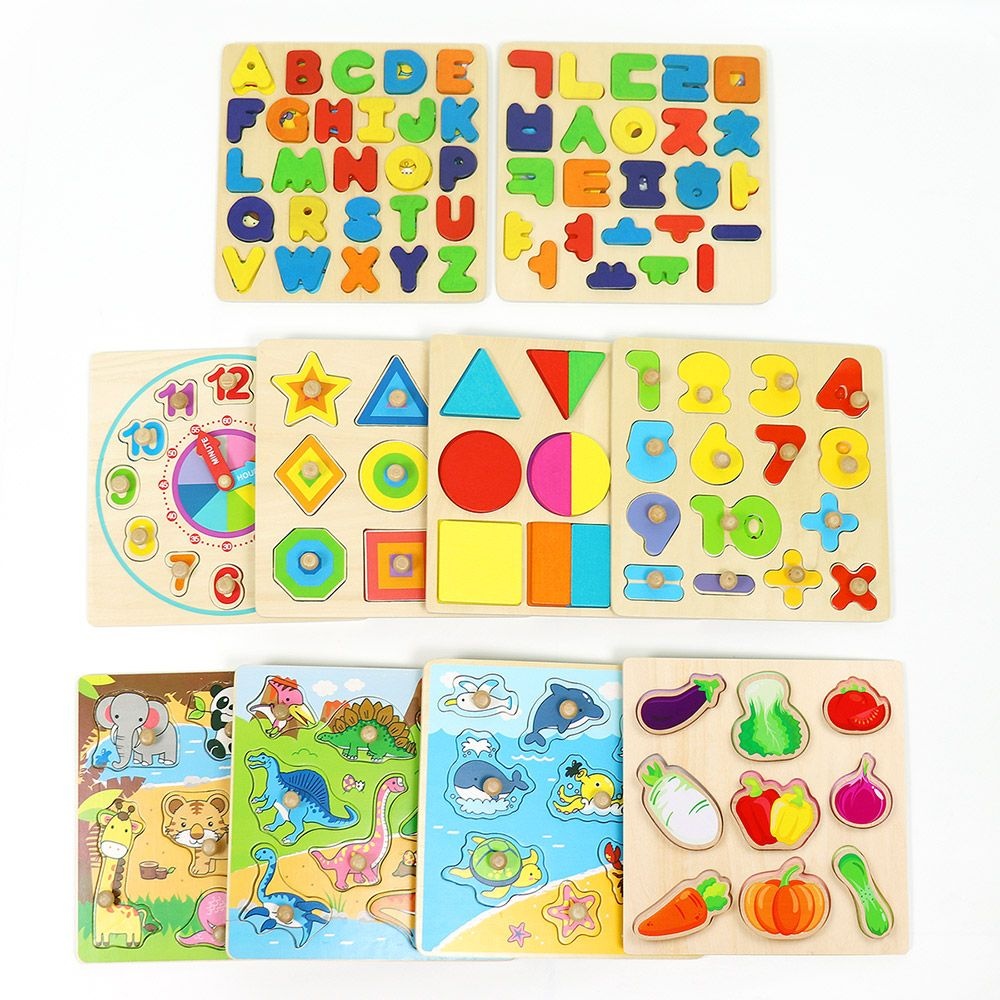 원목 판퍼즐 5종 세트 A형 : 다나와 통합검색