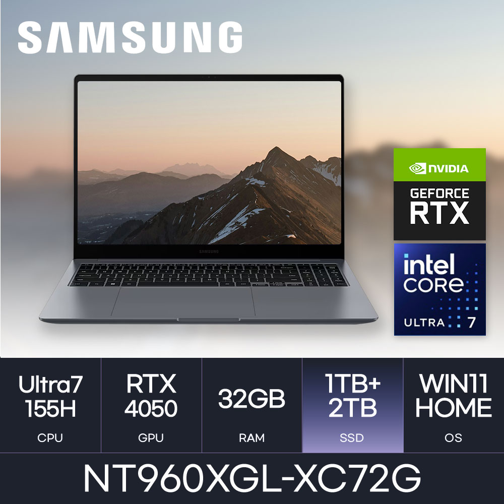 삼성전자 갤럭시북4 울트라 NT960XGL-XC72G (SSD 2TB + SSD 1TB) : 다나와 통합검색