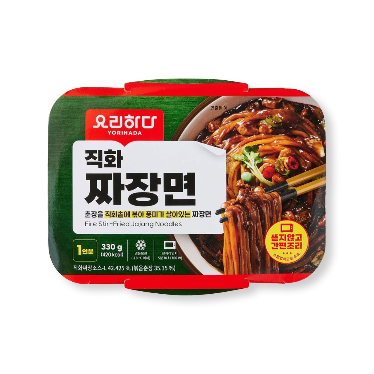 우양 롯데마트 요리하다 직화짜장면 330g [1개] : 에누리 가격비교