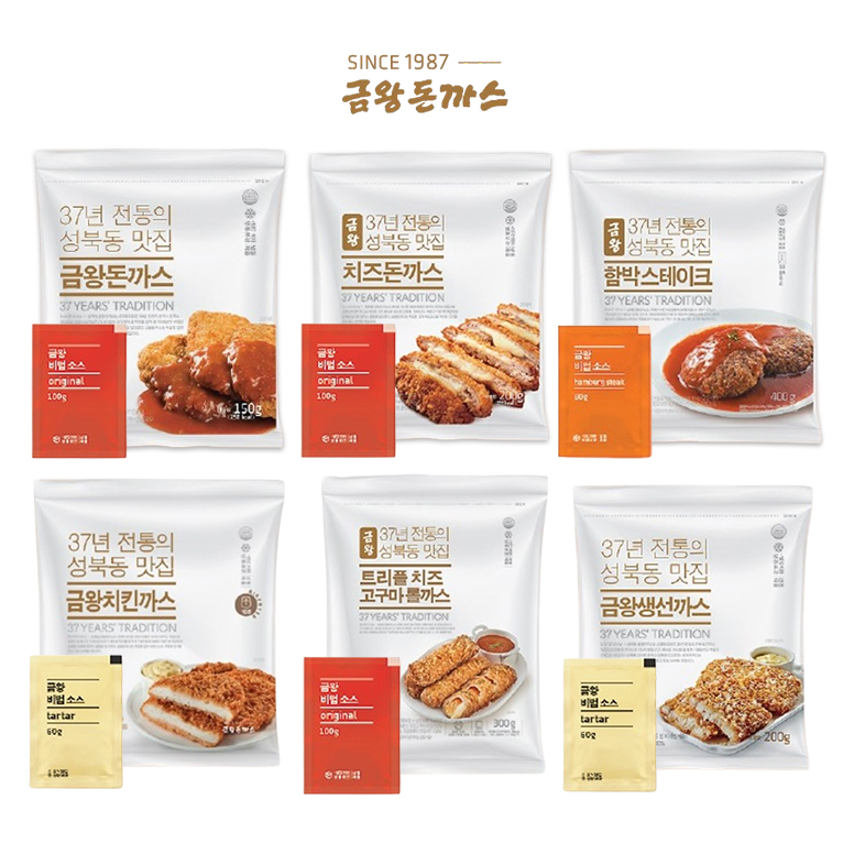 프리미엄 두툼한 금왕등심돈까스 5개세트 (돈가스150g5팩+소스100g5봉) : 롯데ON