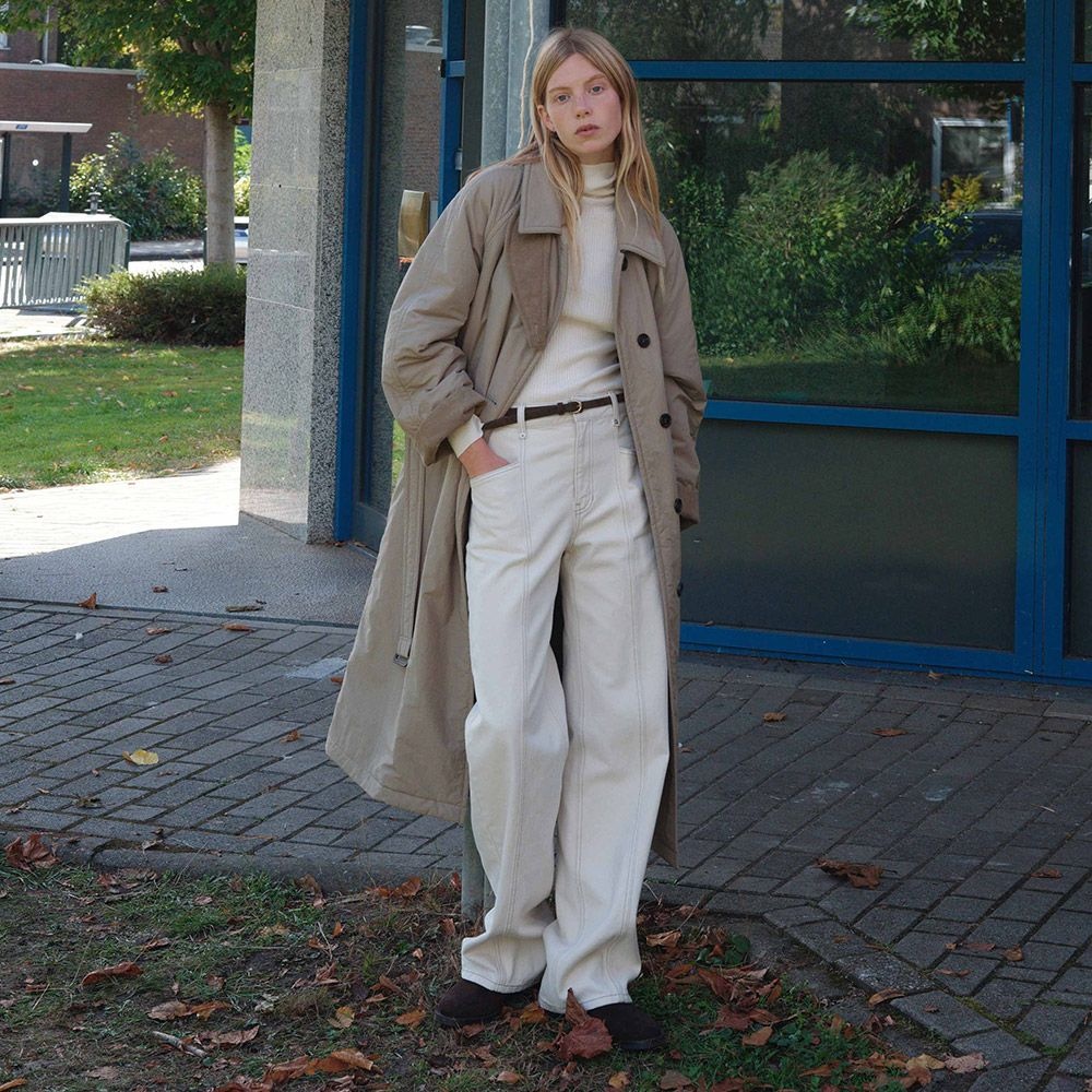 [온앤온]트렌치 롱 패딩 코트 NEP5WH904_46 : 롯데ON