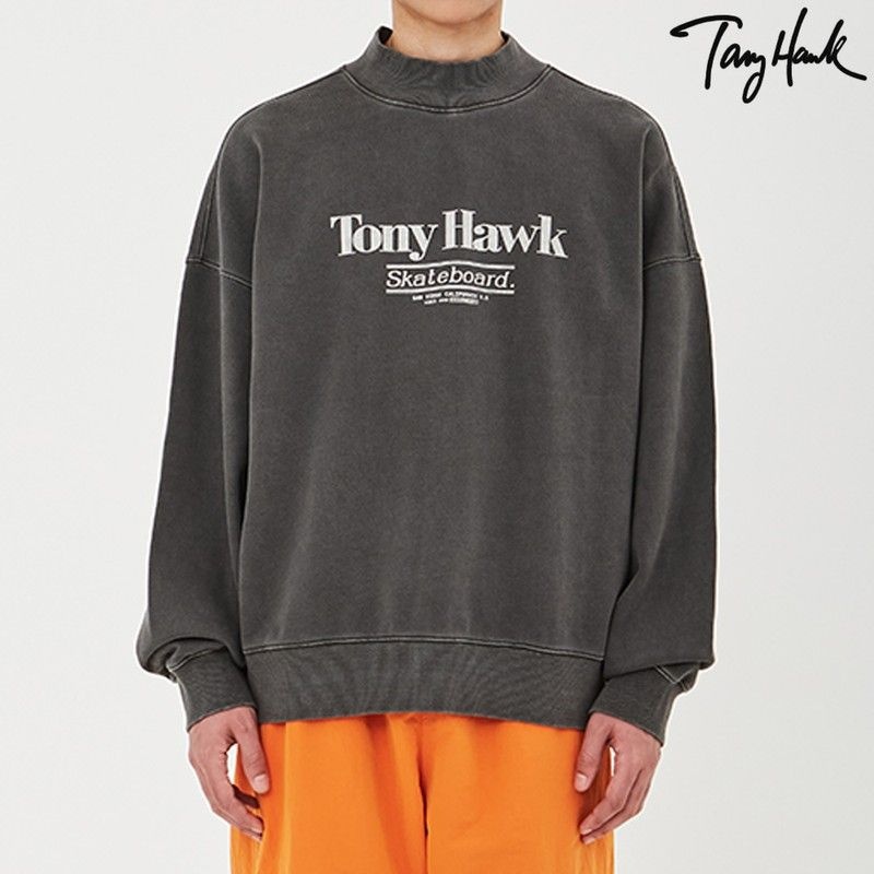 토니호크 TAG 가격 99,000 Tony Hawk 다잉 로고 모크넥 스웨트셔츠_차콜 133903 - 에누리 가격비교